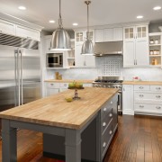 Hevea Wood Butcher Block Countertop